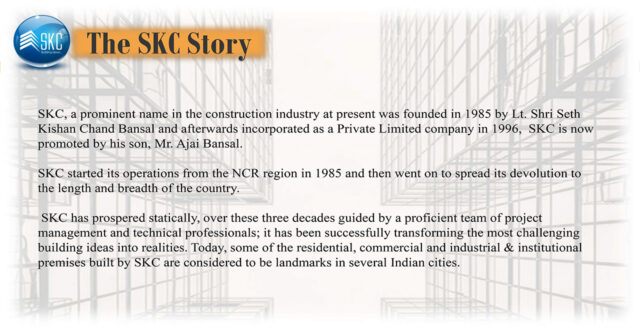 History - Best Construction Company in Gurugram | SKC Group